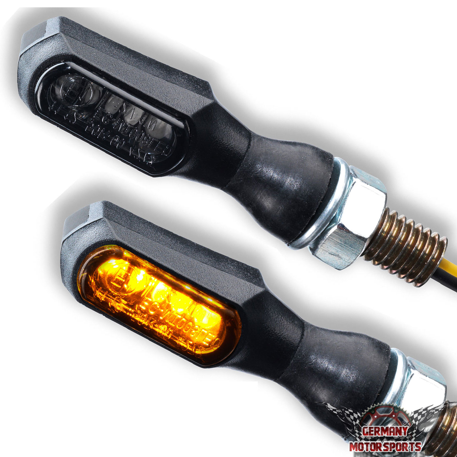 LED Blinker Tini GM getönt schwarz | Blinker LED / Halogen | Blinker ...