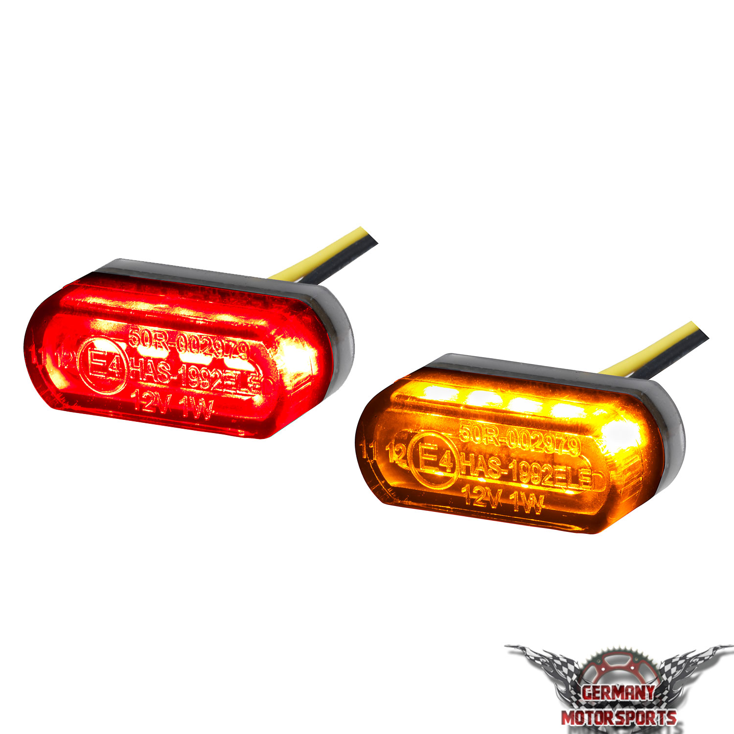 3in1 LED Rücklicht Blinker Micro Stripe leicht getönt | 3in1 Blinker ...
